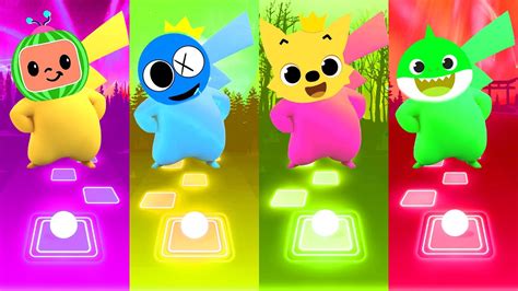 Pika Cocomelon Pika Rainbow Friends Pika Pinkfong Pika Baby Shark