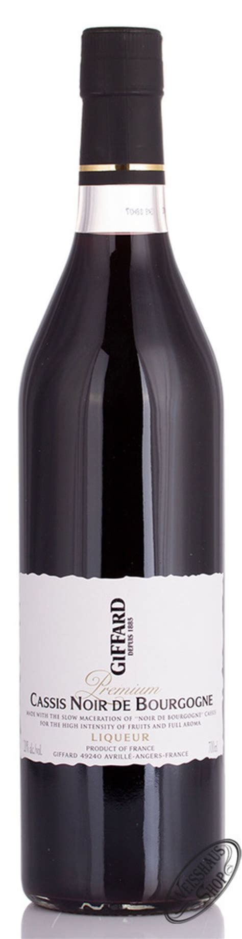Giffard Cassis Noir de Bourgogne Likör 20 vol 0 70l Weisshaus Shop