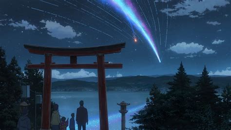 Makoto Shinkai Kimi No Na Wa 4K Wallpaper Hdwallpaper Desktop Your