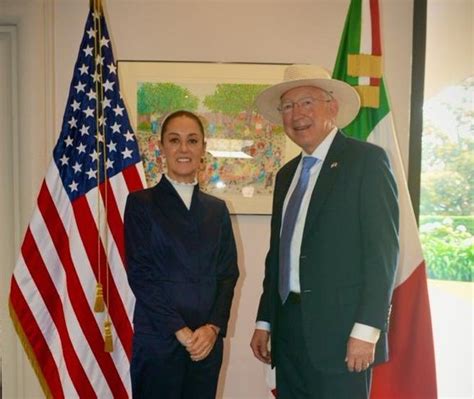 Ken Salazar se reúne con Claudia Sheinbaum y Xóchitl Gálvez