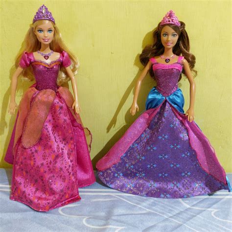 Jual Sepaket Boneka Barbie Diamond Castle Liana Dan Alexa Doll Toys