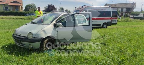 Ozegna Incidente Sulla Provinciale Scontro Tra Due Auto Ferita