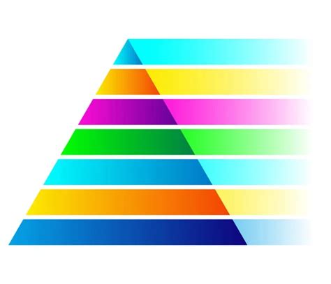 Triangle Pyramid Chart Graph Icon Series Stock Vector By Vectorguy