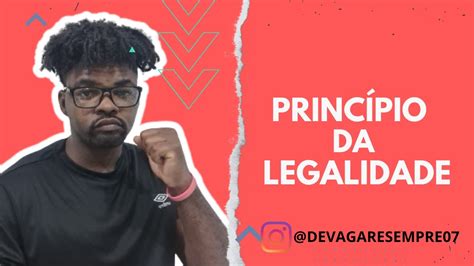 Princ Pio Da Legalidade Youtube