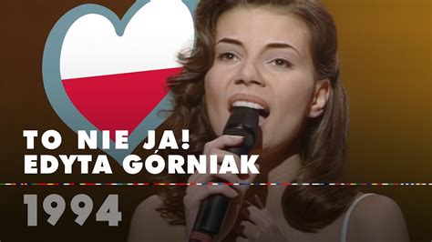 TO NIE JA EDYTA GÓRNIAK Poland 1994 Eurovision Song Contest 1994