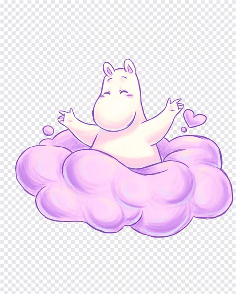 Vertebrate Cartoon Pink M Moomin Purple Legendary Creature Png PNGEgg