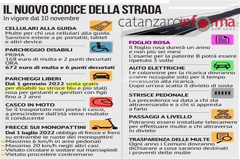 Ecco le novità del nuovo Codice della Strada CatanzaroInforma