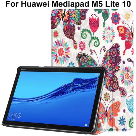 Bao da máy tính bảng nắp lật từ tính cho Huawei Mediapad M5 Lite 10