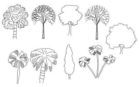 AutoCAD Blocks Of Trees In 2D Drawing Dwg File CAD File Cadbull