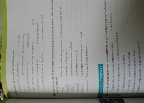 Bonjour J Aurais Besoin D Aide Pour 3 Exo En Anglais Svp C Est Pour