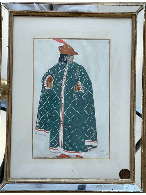 Léon Bakst Etude de costume dArcher pour le ballet Le Martyre de
