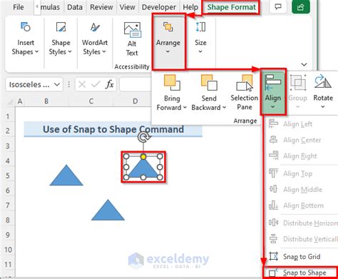 How To Align Shapes In Excel 5 Simple Methods ExcelDemy