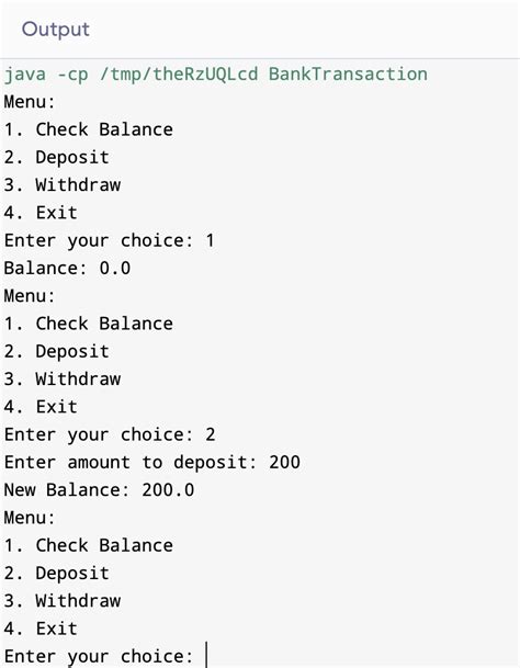 menu driven program in java coding ninjas