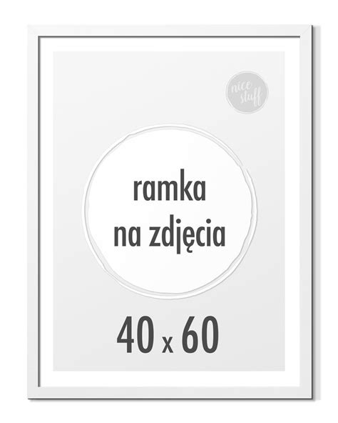 Ramka X Cm Ramki X Bia A Na Zdj Cia Foto Nice Stuff Sklep