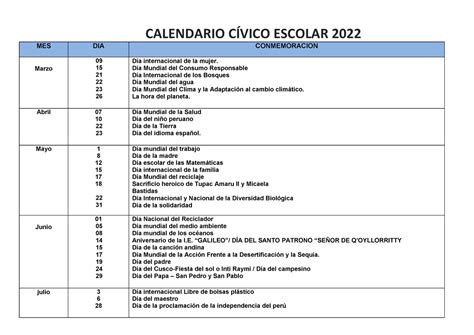 Calendario Civico Escolar Compress Calendario C Vico Escolar