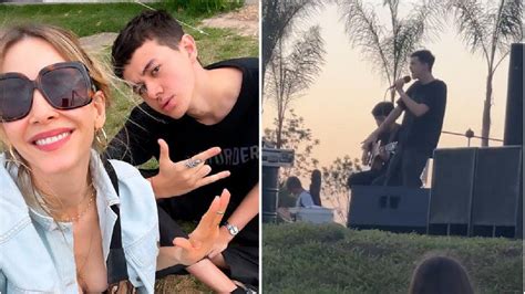 Guillermina Valdés emocionada tras el debut de su hijo Dante Ortega