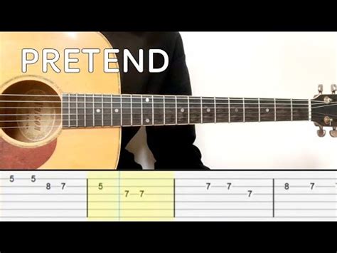 Alex G Pretend Easy Guitar Tutorial Tabs YouTube