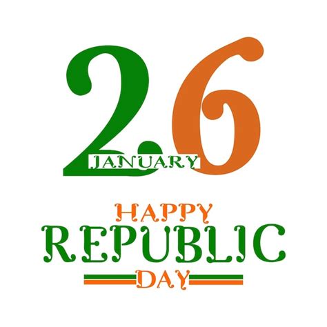 Premium Vector January India Republic Day Th Celebration Social