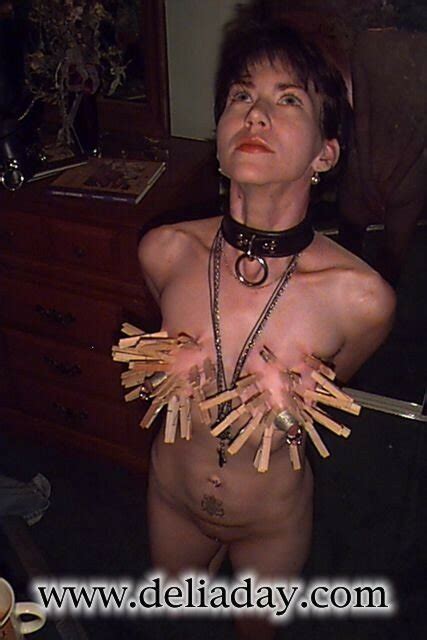 Meat Barn ClubReal Slave Delia Day Heavy Pierced Cunt Pussy Rings Bdsm