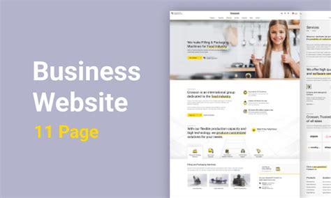 Free Business Website Theme Ui Design Figma Community