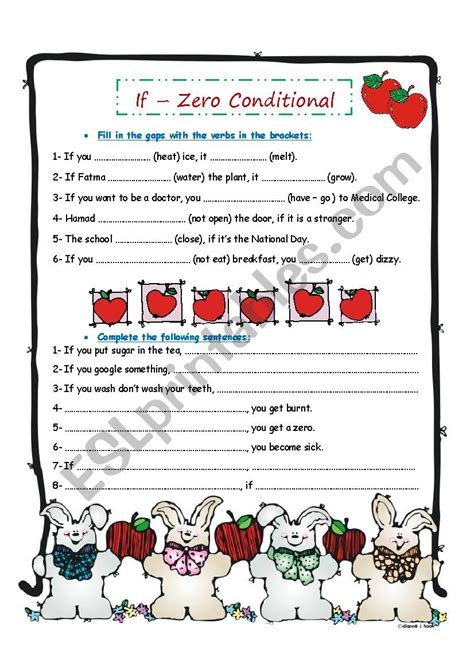 If Zero Conditional ESL Worksheet By May Magdy