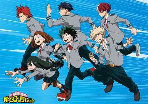 Shouto Todoroki My Hero Academia Eijiro Kirishima Ochaco Uraraka Tenya Iida Katsuki Bakugou