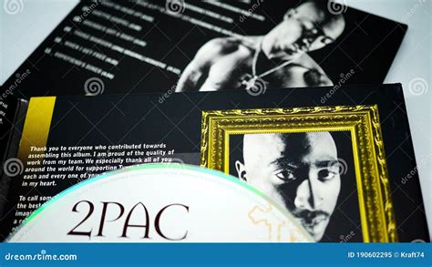 Covers Of CDs By Tupac Shakur Also Known As 2Pac And Makaveli Her