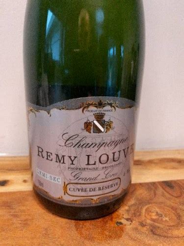 Remy Louvet Cuvée de Réserve Demi Sec Champagne Grand Cru Bouzy
