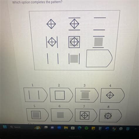 Question Mr Which Option Completes The Pattern Brainly Ph