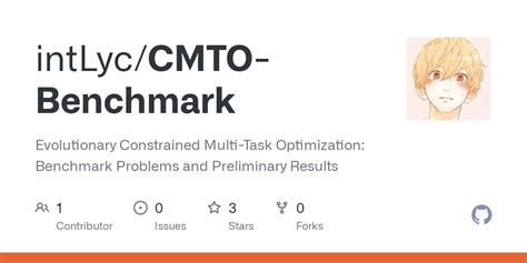 github intlyc cmto benchmark evolutionary constrained multi task optimization benchmark