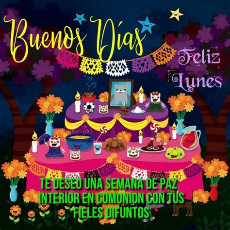 Pin de Maria Romero Aranda en Día de muertos Mensaje de feliz dia