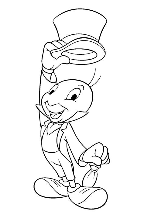 Pinocho está Mintiendo para colorear imprimir e dibujar ColoringOnly