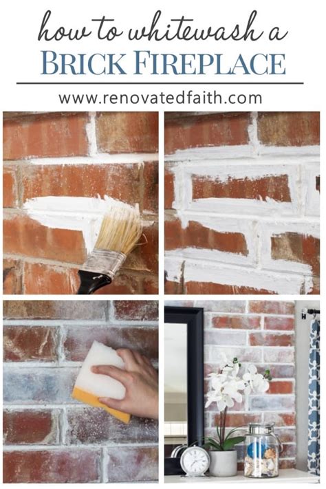 How To Whitewash A Brick Fireplace Easiest Method For 2024