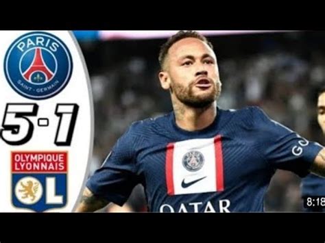 Psg Vs Lyon All Goals Extended Highlight Psg Youtube