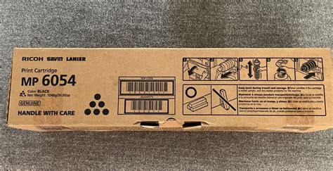 Used Ricoh Genuine MP 6054 Black Toner 842126 OEM Original 4054 5054