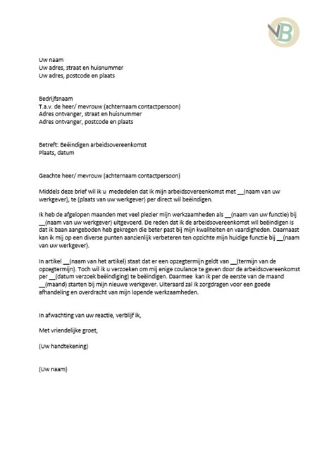 Het Schrijven Van Een Essay Voorbeeld Ontslagbrief
