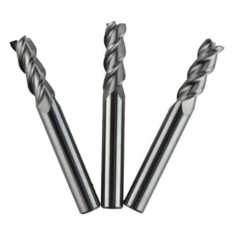 HRC55 Solid Carbide 3 Flute Corner Radius Milling Cutter For Aluminum