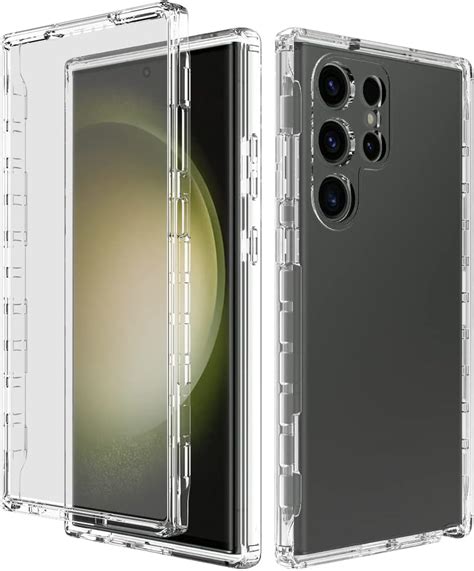 Leedia Ganzkörper Kompatibel mit Samsung S23 Ultra Hülle mit
