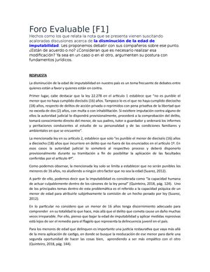Tema Foro Evaluable F3 2023 DERECHO PENAL PARTE ESPECIAL Este Es