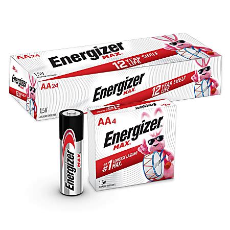Energizer Max Aa Alkaline Batteries Pack Of Batteries E Sbp H