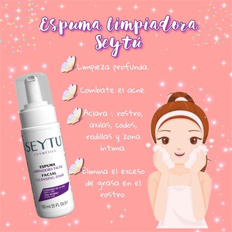 Espuma limpiadora Seytú Shampoo bottle Shampoo Makeup