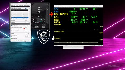 Msi Afterburner On Screen Display Monitoring And Features