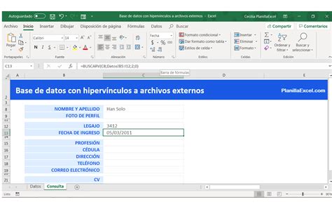 Cómo hacer una base de datos en Excel con enlaces a archivos