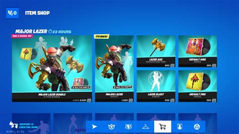New Fortnite Item Shop Major Lazar Is Back Every Icon Series Emotes