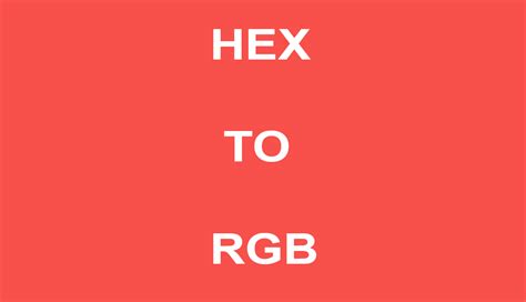 How To Convert Hex Code To RGB Code In Php Weblizar