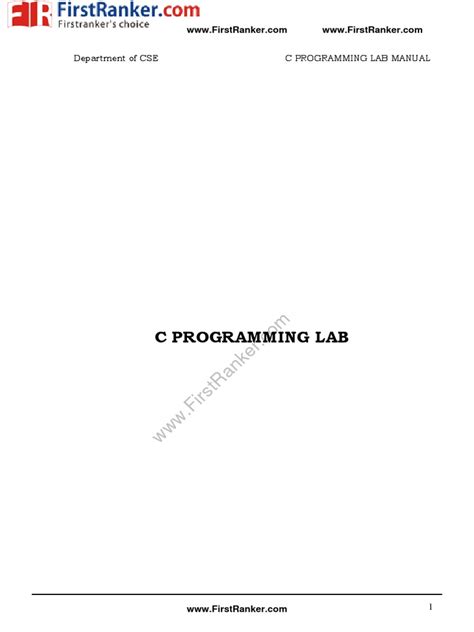 b tech lab manuals cse cp c programming lab manuals pdf subroutine numbers