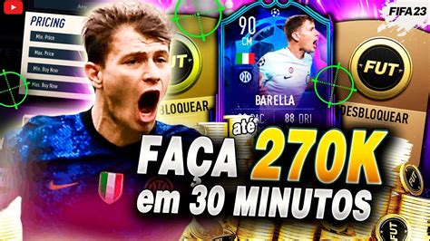 NOVO FIFA 23 COMO FAZER até 270K em 30 MINUTOS DICA DE TRADE