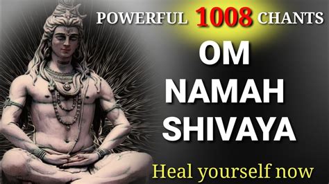 OM NAMAH SHIVAYA 1008 TIMES SHIV MANTRA IN FEMALE VOICE HEALING