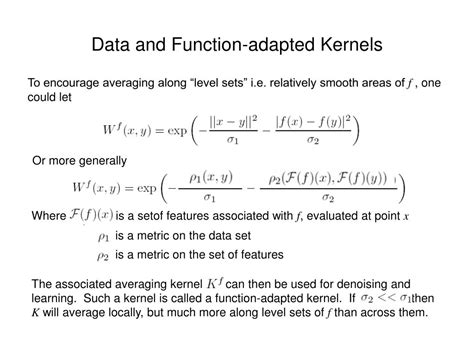 ppt regularization on graphs with function adapted diffusion processes powerpoint presentation