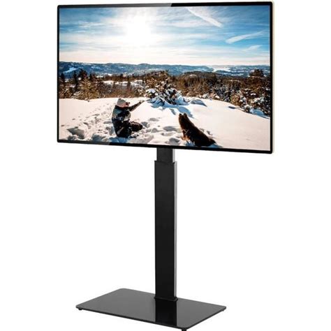 RFIVER Support TV Sur Pied Meuble TV Avec Support Pivotant Cantilever